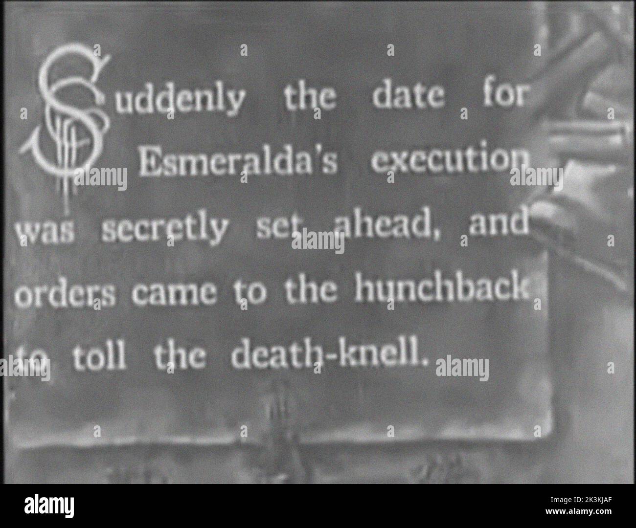 Hunchback of Notre Dame vintage still from 1923 movie Stock Photo - Alamy