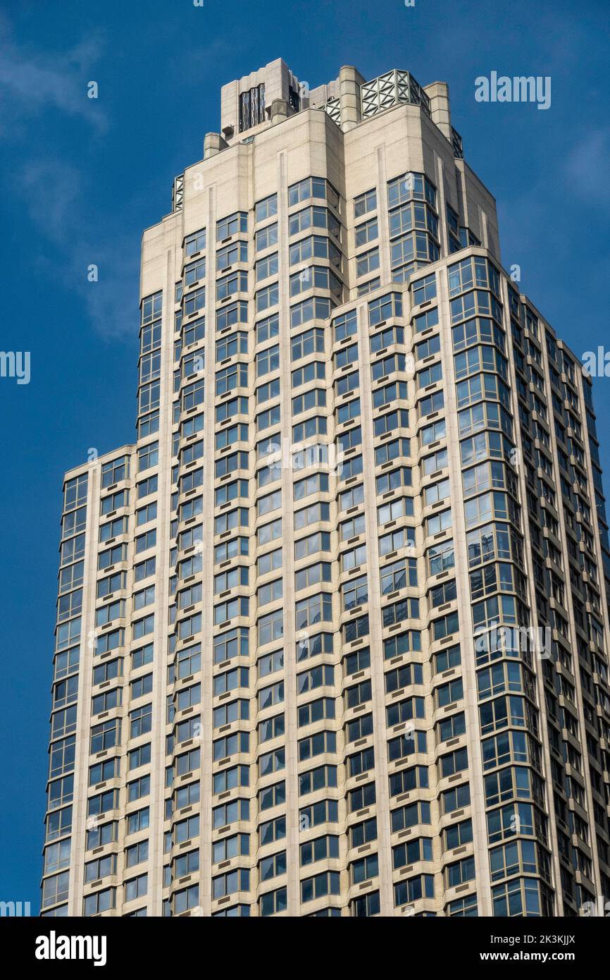 The Barclay Tower is a luxury apartment building in the financial ...