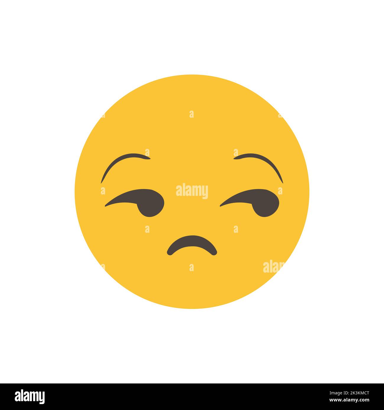 Unimpressed Face Emoticon