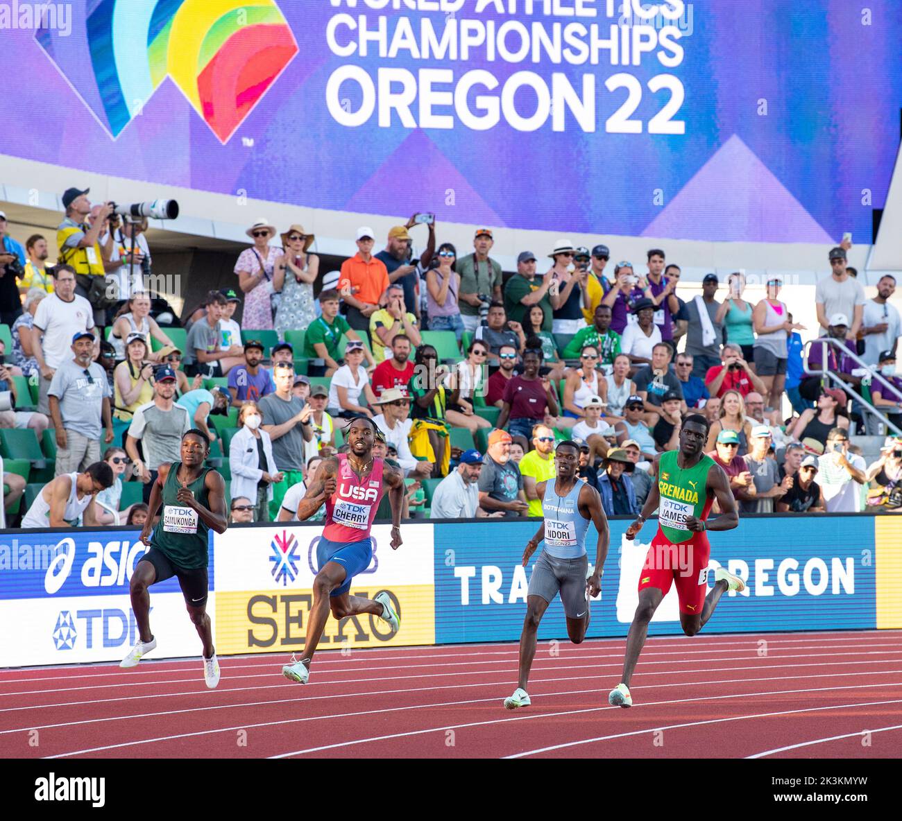 Muzala Samukonga, Michael Cherry, Bayapo Ndori and Kirani James ...