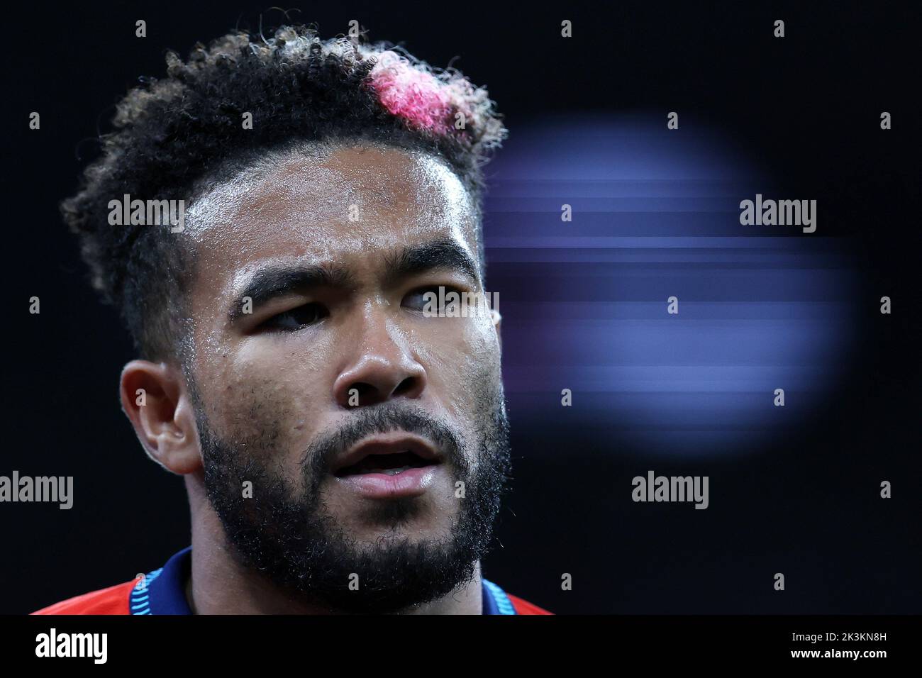 London, UK. 26th Sep, 2022. Reece James of England looks on. England v ...