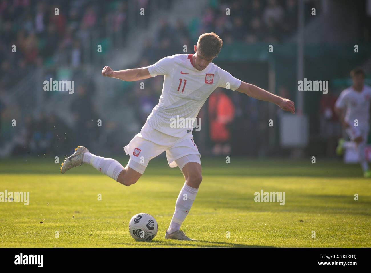 Stalowa Wola, Poland. 27/09/2022, Kacper Karasek during the Under 20 ...