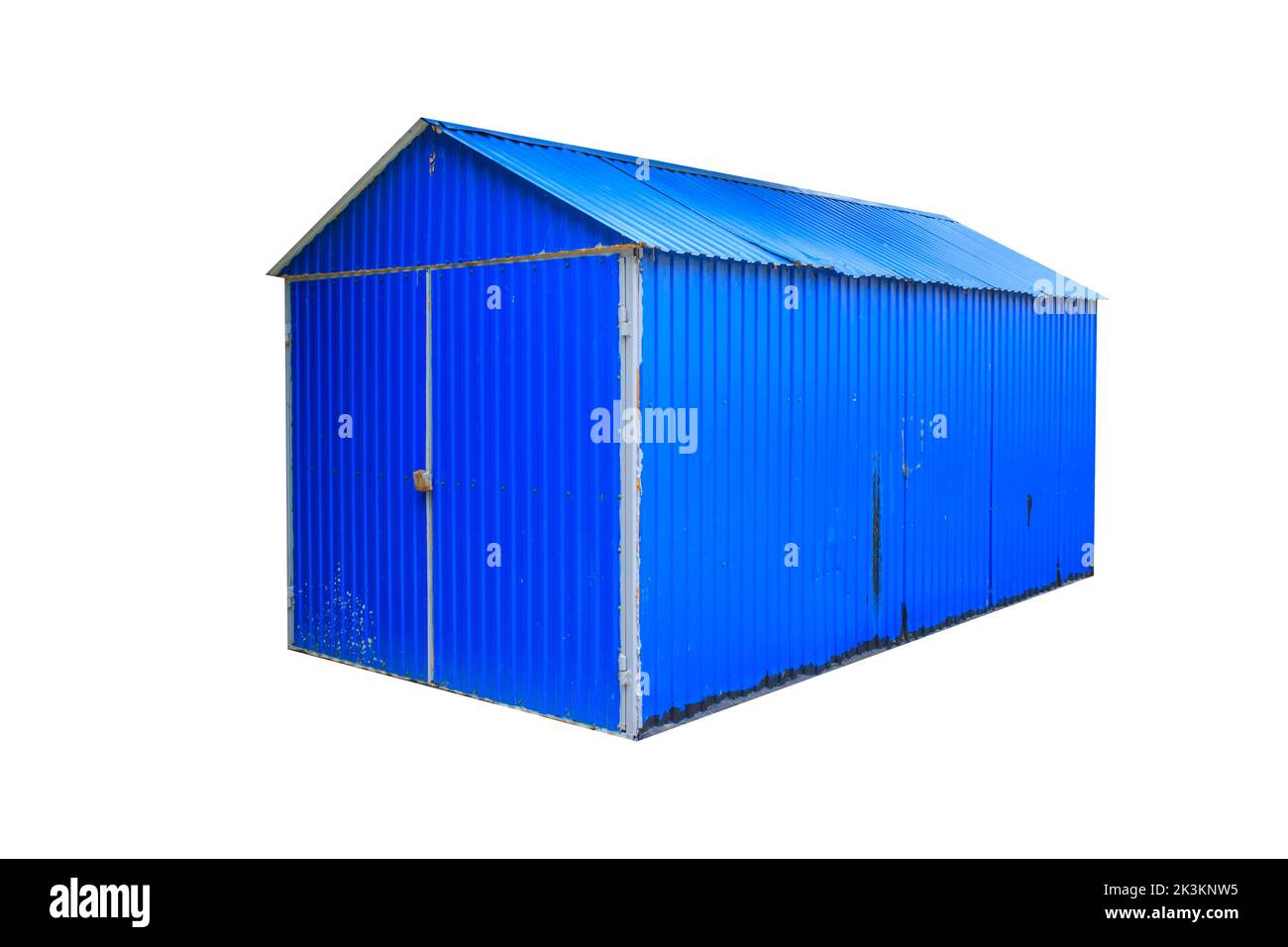 Big blue door white Cut Out Stock Images & Pictures - Alamy