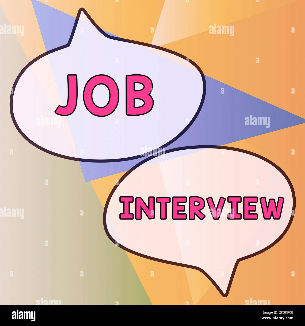 Text caption presenting Job Interview. Internet Concept Assessment ...