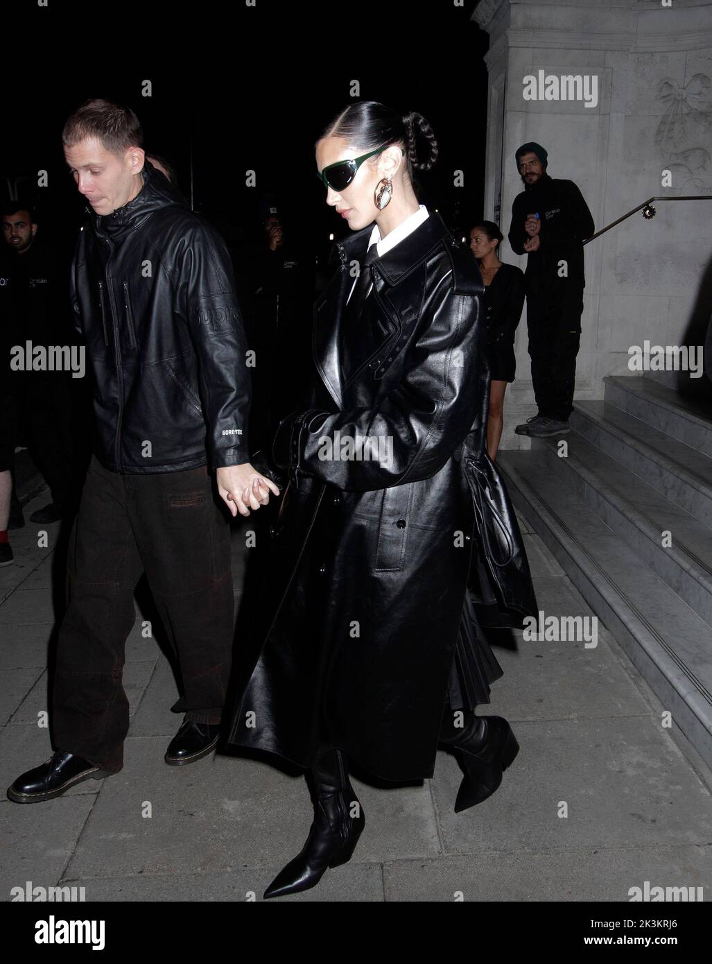 Jefferson hack Emma weymouth bella Hadid Burberry club 22 26/9/2022 ...