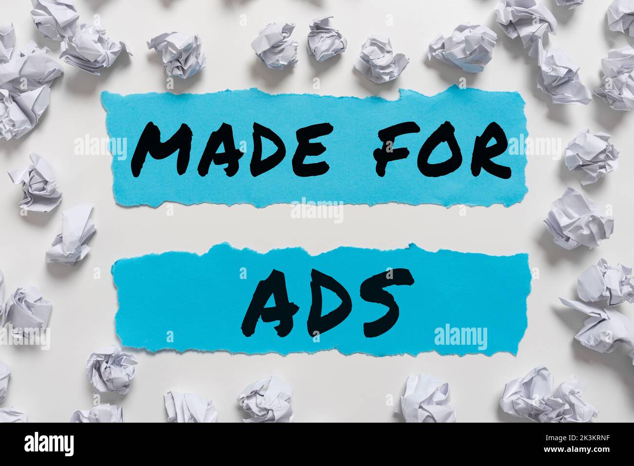 Conceptual display Made For Ads. Concept meaning Marketing strategies ...