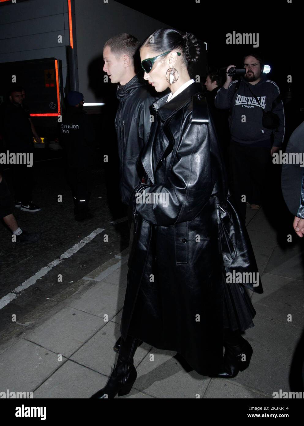 Jefferson hack Emma weymouth bella Hadid Burberry club 22 26/9/2022 ...