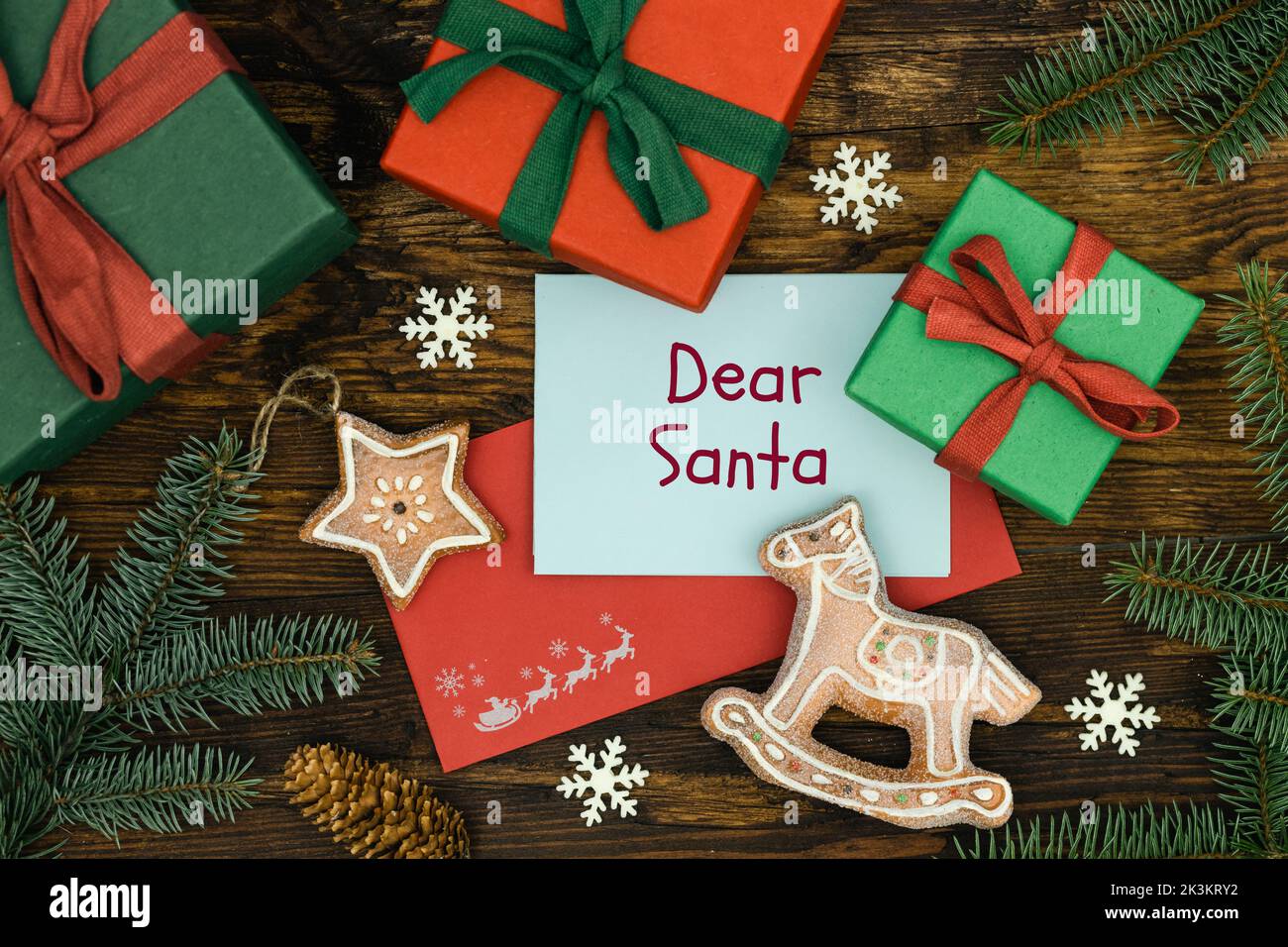 Cartoon illustration words merry christmas hi-res stock photography and ...