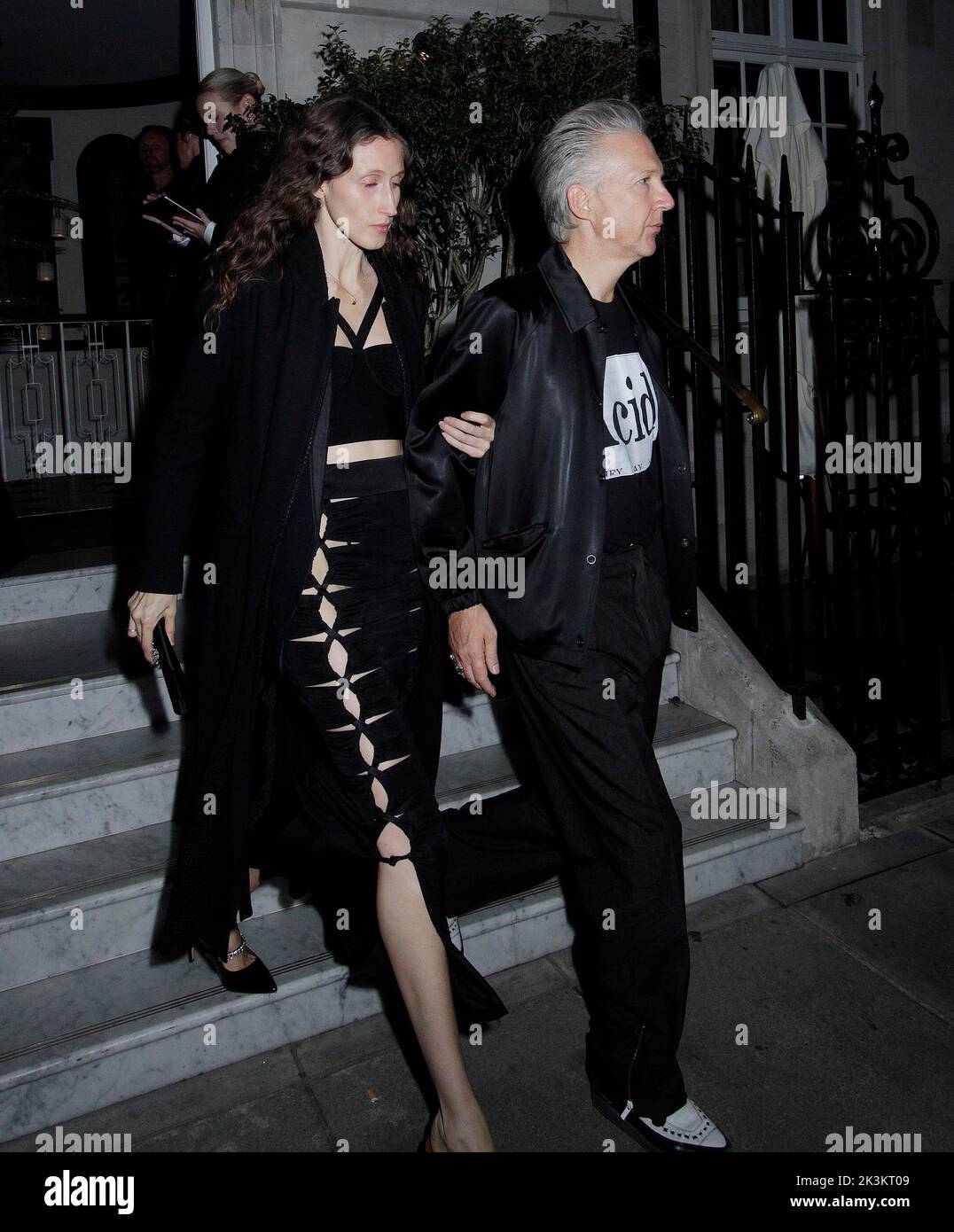 Jefferson hack Emma weymouth bella Hadid Burberry club 22 26/9/2022 ...
