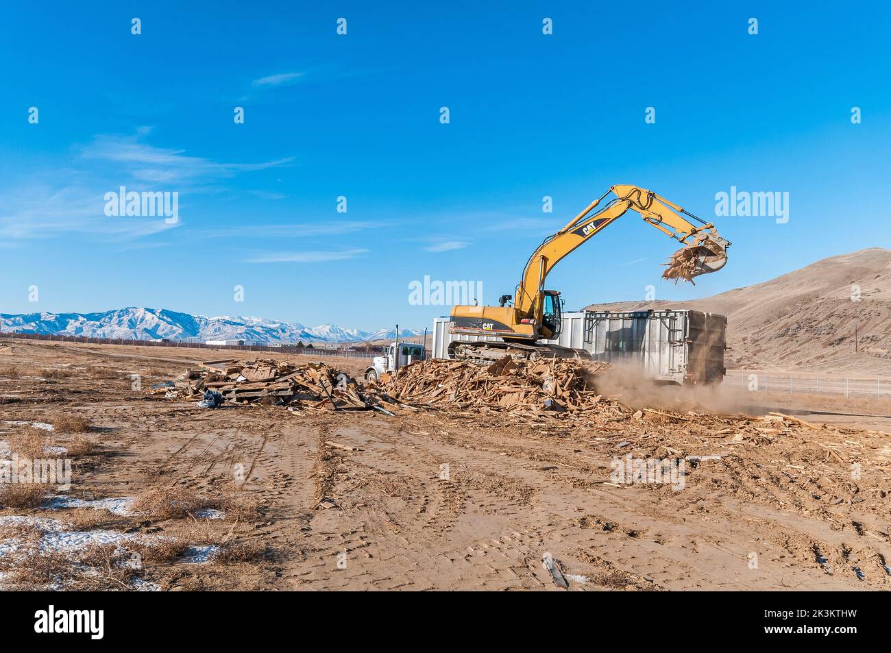 Dumping load at landfill hi-res stock photography and images - Alamy