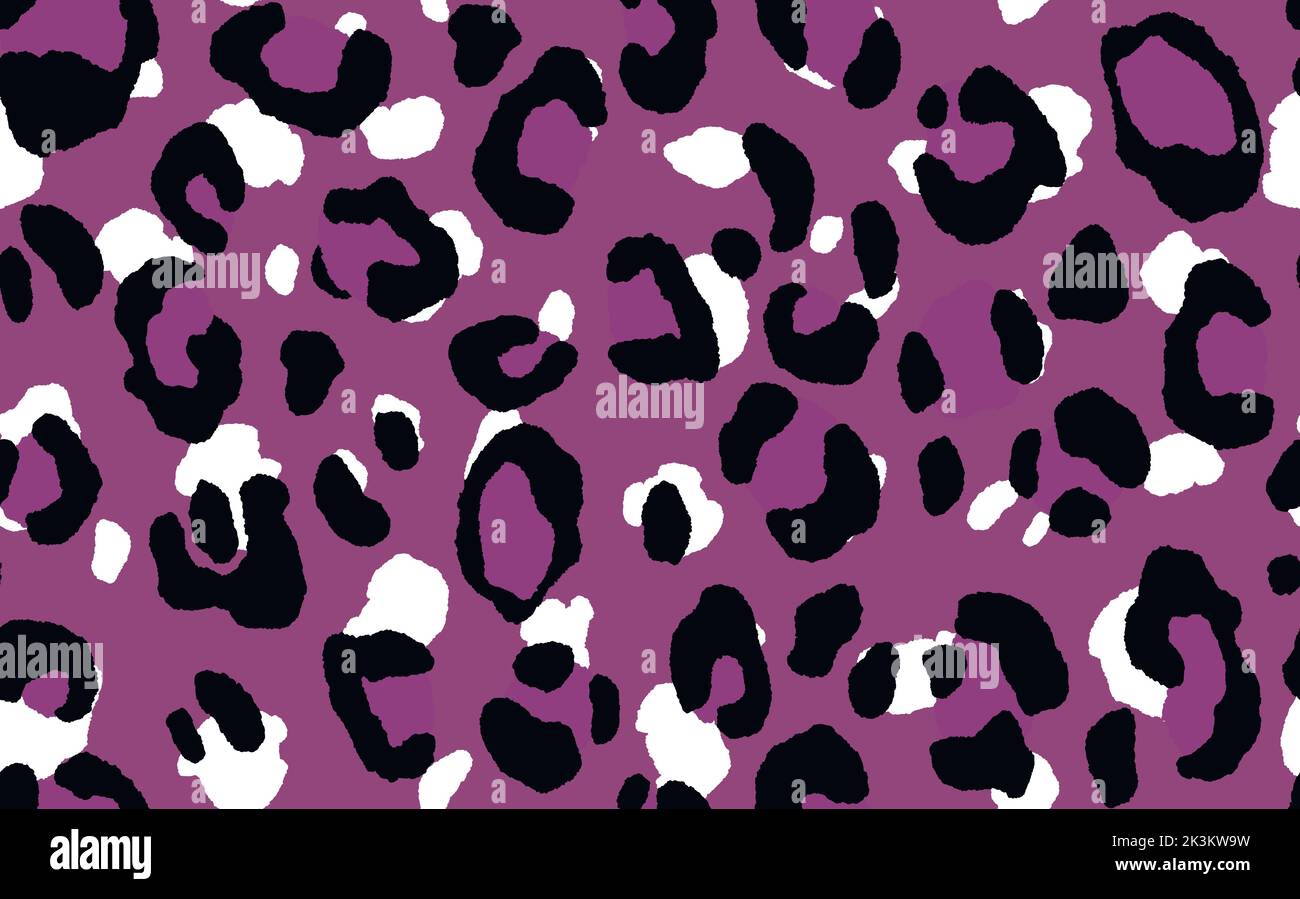 Abstract modern leopard seamless pattern. Animals trendy background ...