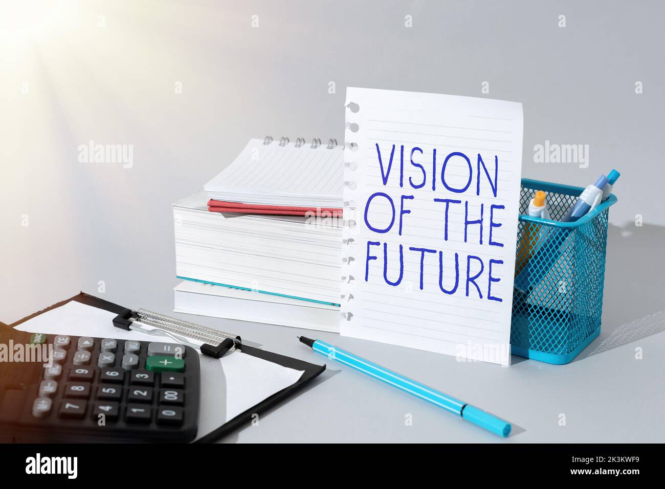 Text sign showing Vision Of The Future. Business showcase Seeing ...