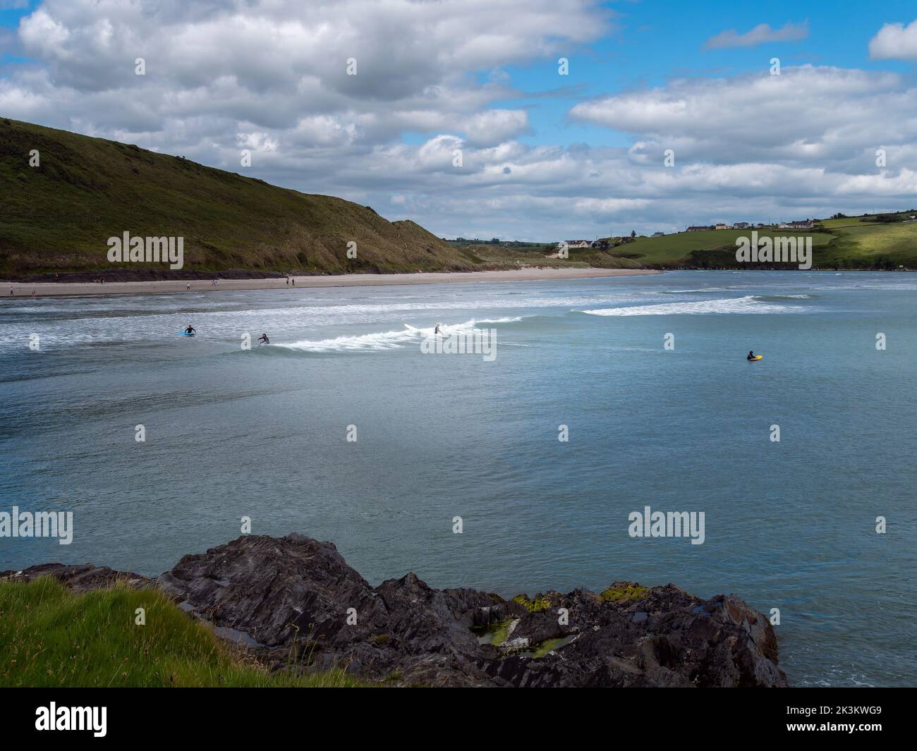 West Cork, Ireland, June 12, 2022. Irish sea landscape. Clonakilty Bay ...