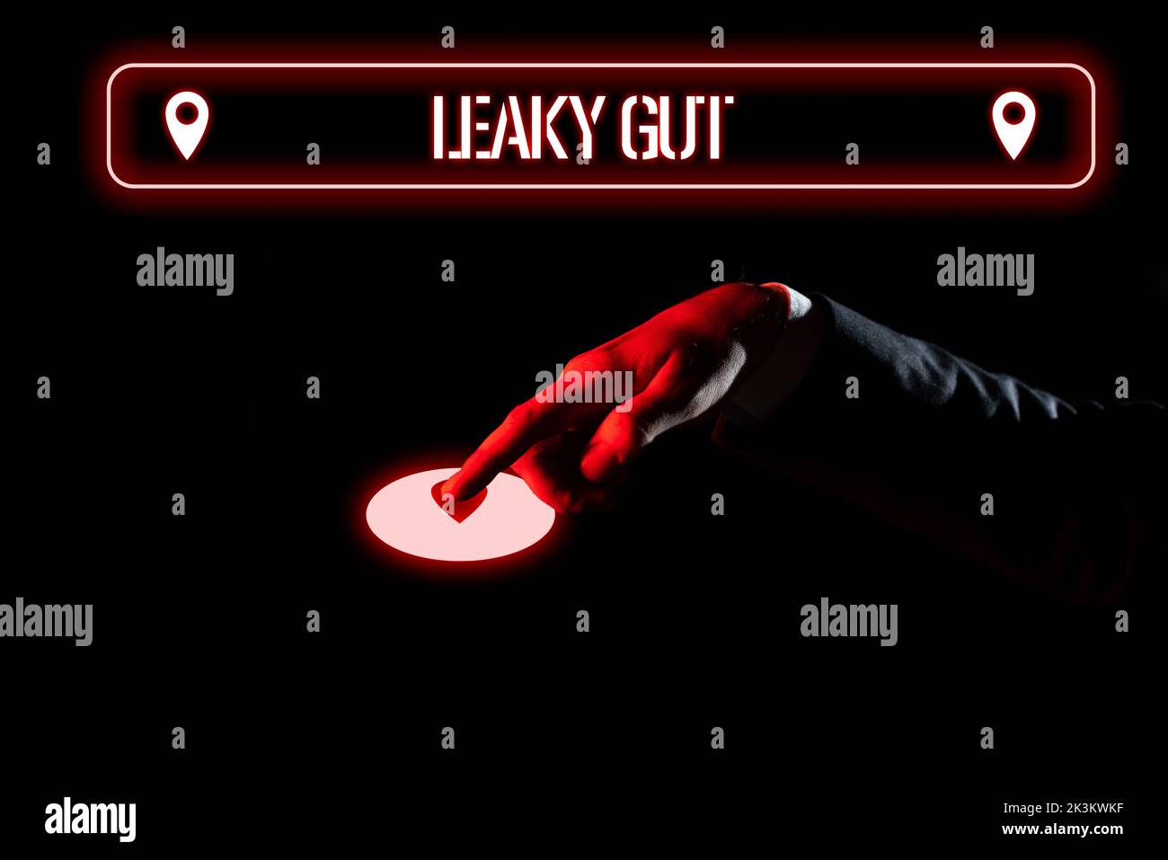 Conceptual caption Leaky Gut. Conceptual photo A condition in which the ... Conceptual caption Leaky Gut. Conceptual photo A condition in which the ...