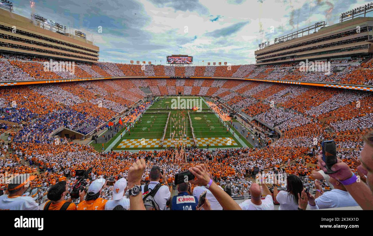 September 24, 2022: Neyland Stadium before the NCAA football game ...