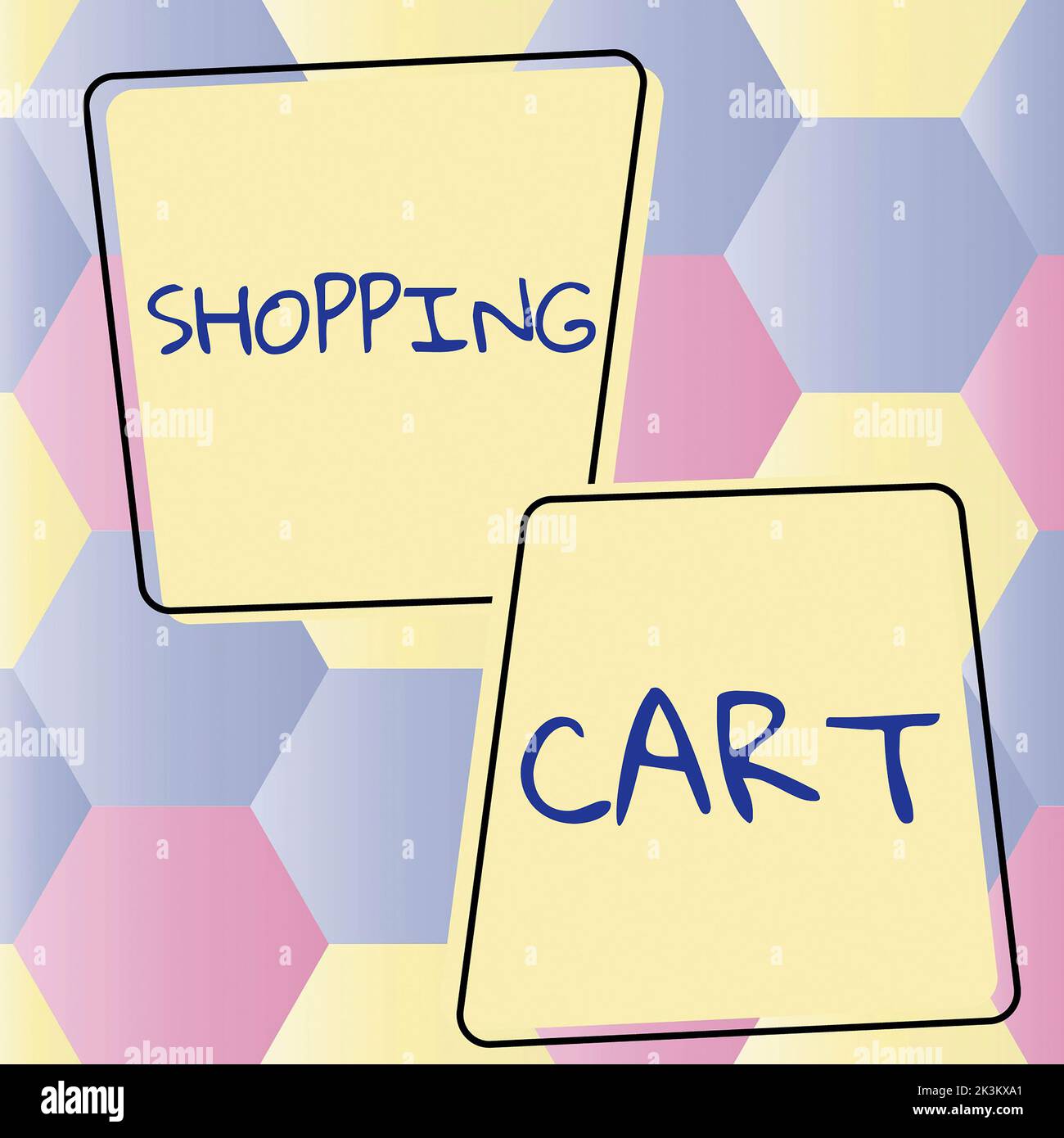 Text caption presenting Shopping Cart. Conceptual photo Case Trolley ...