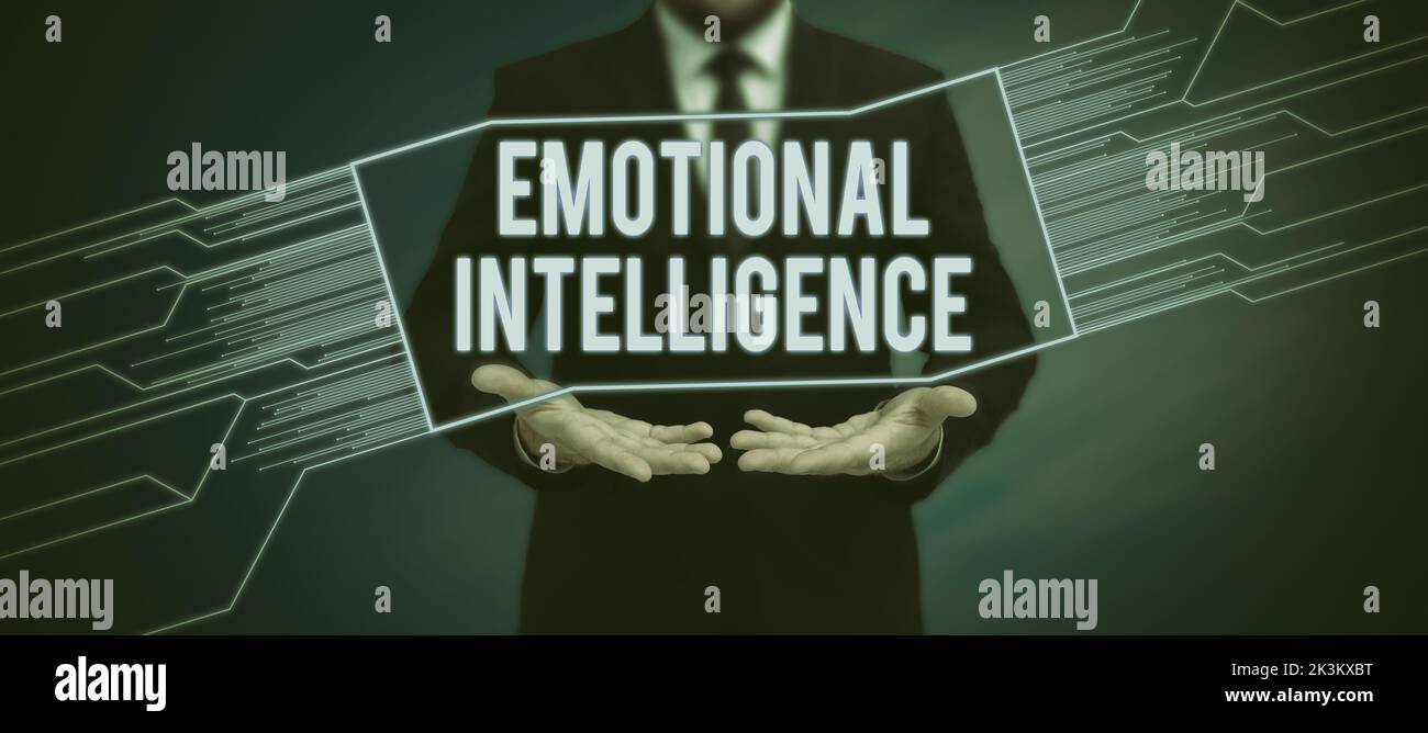 Writing displaying text Emotional Intelligence. Business showcase Self ... Writing displaying text Emotional Intelligence. Business showcase Self ...