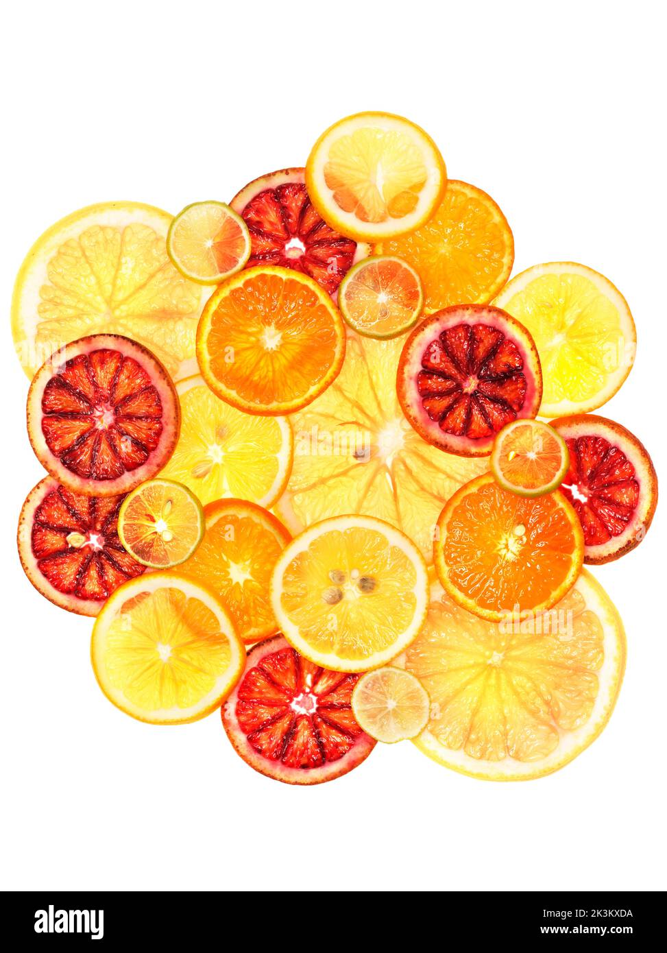 Sliced citrus fruits Cut Out Stock Images & Pictures - Alamy