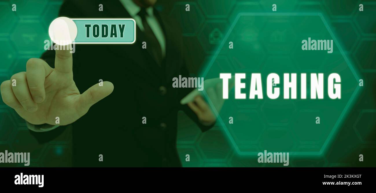 Inspiration showing sign Teaching. Concept meaning Act of giving ...