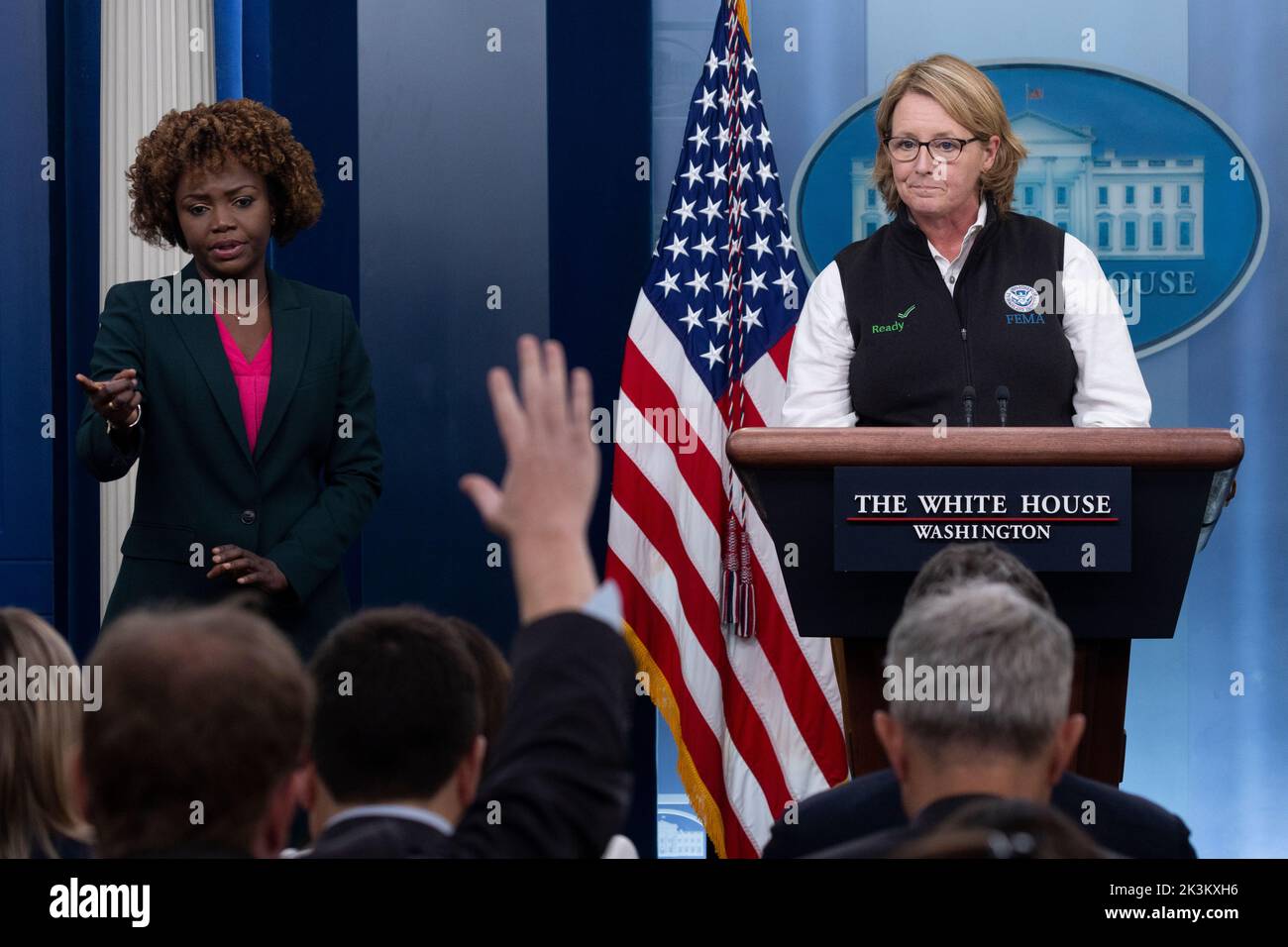 Washington, USA. 21st Sep, 2022. White House Press Secretary Karine ...