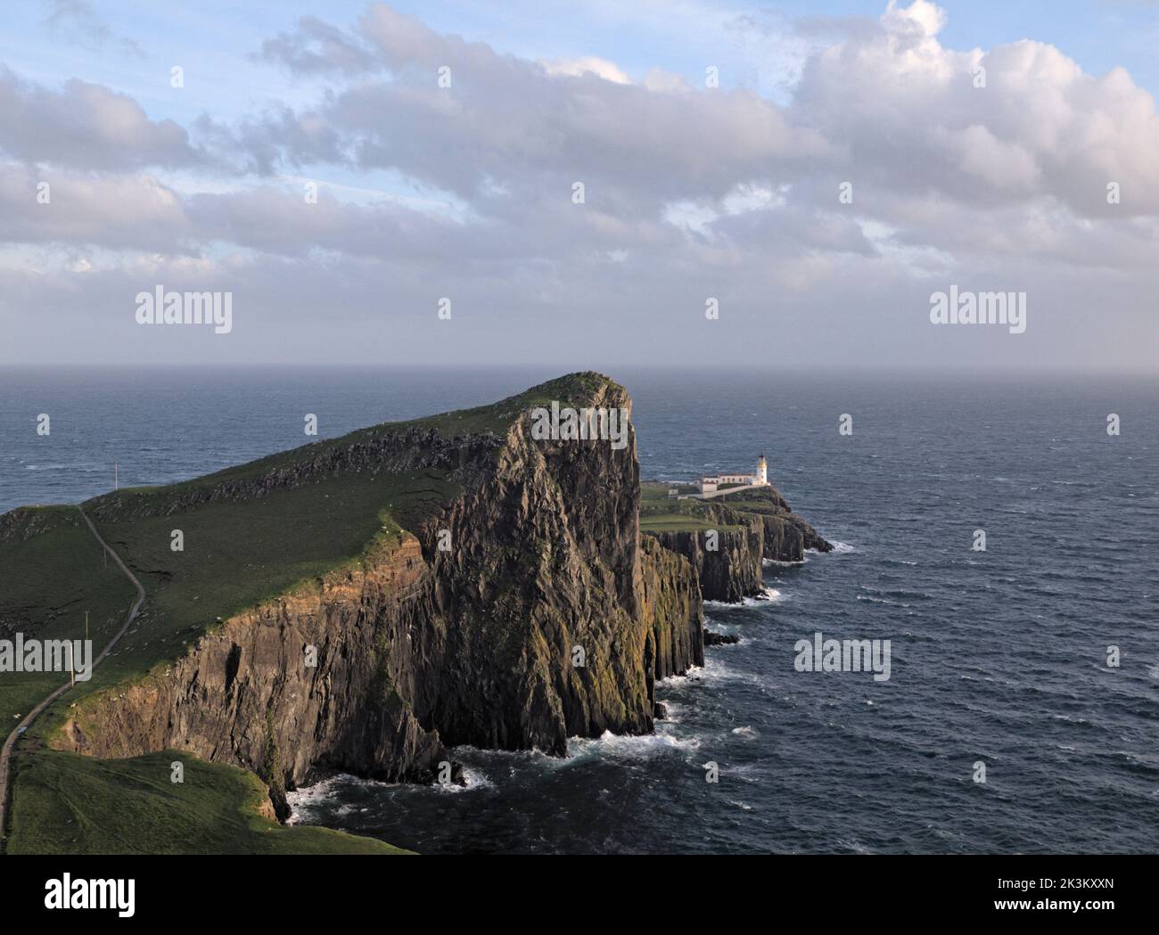 Neist Point Lighthouse from the cliffs at Duirinish, Isle of Skye ... Neist Point Lighthouse from the cliffs at Duirinish, Isle of Skye ...