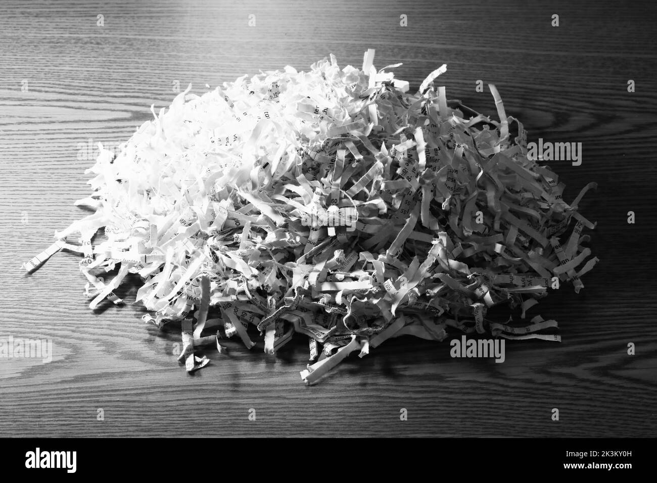 Identity protection with paper shredding Stock Photo - Alamy