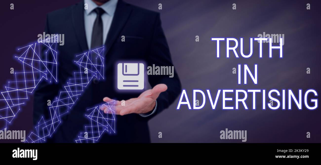 Writing displaying text Truth In Advertising. Word Written on Practice Honest Advertisement ...