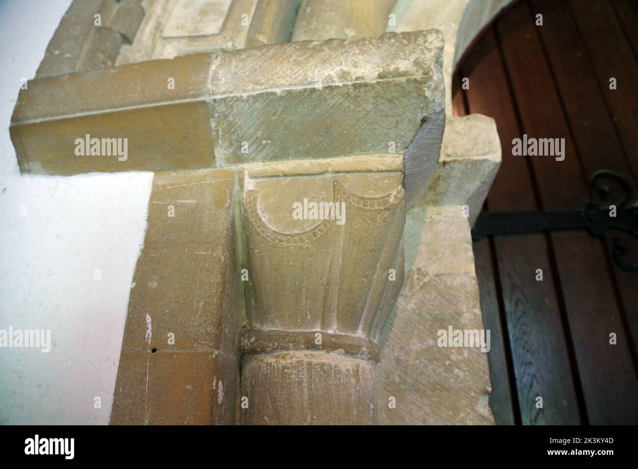 Stone door arch in Saint Peter and Saint Pauls church, Church Hill ...