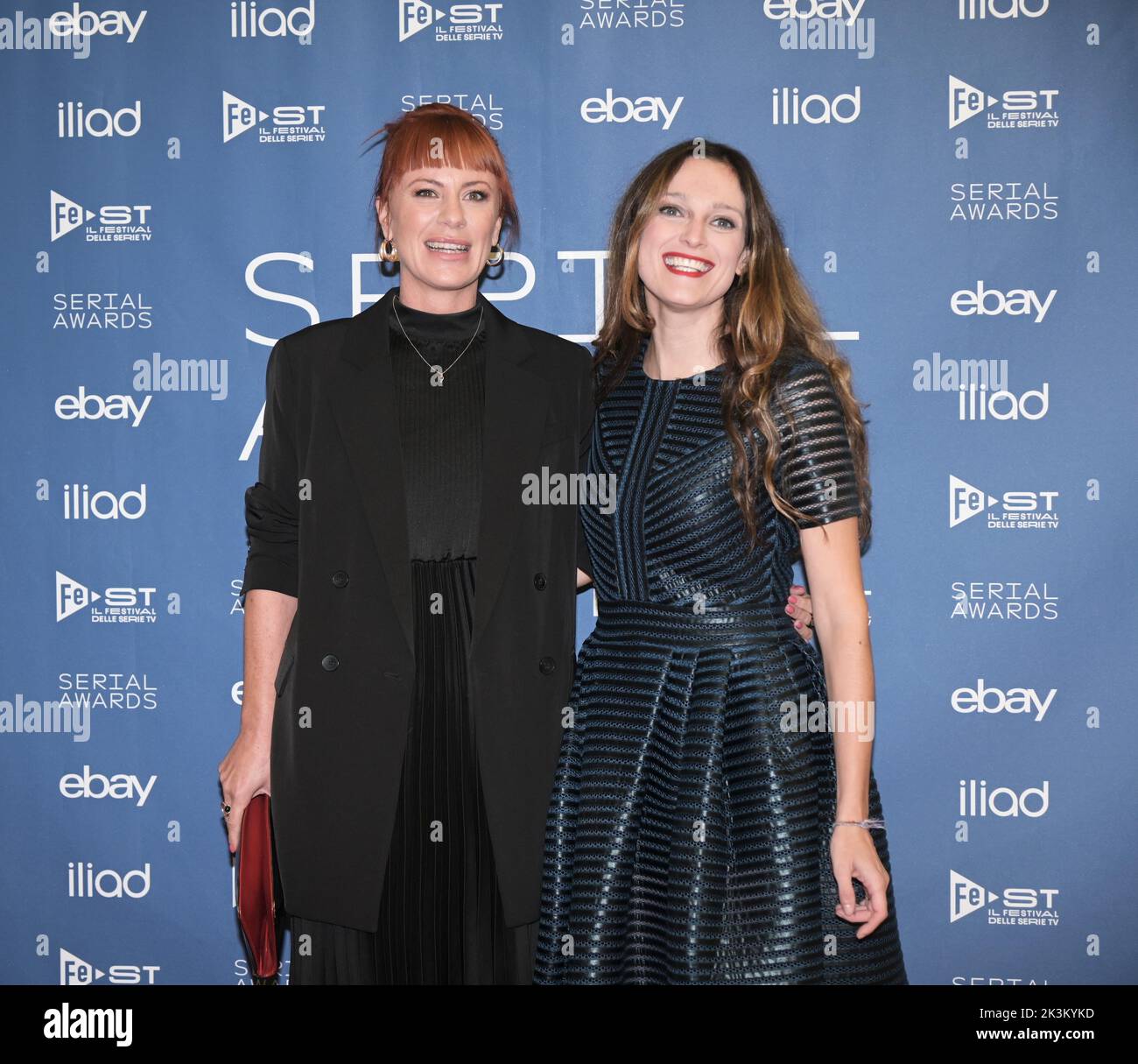 Milan, Italy 2022 Tv Series Festival photocall red carpet Triennale In ...