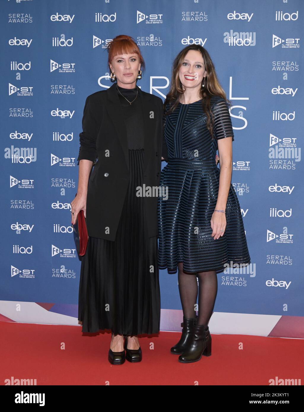 Milan, Italy 2022 Tv Series Festival photocall red carpet Triennale In ...