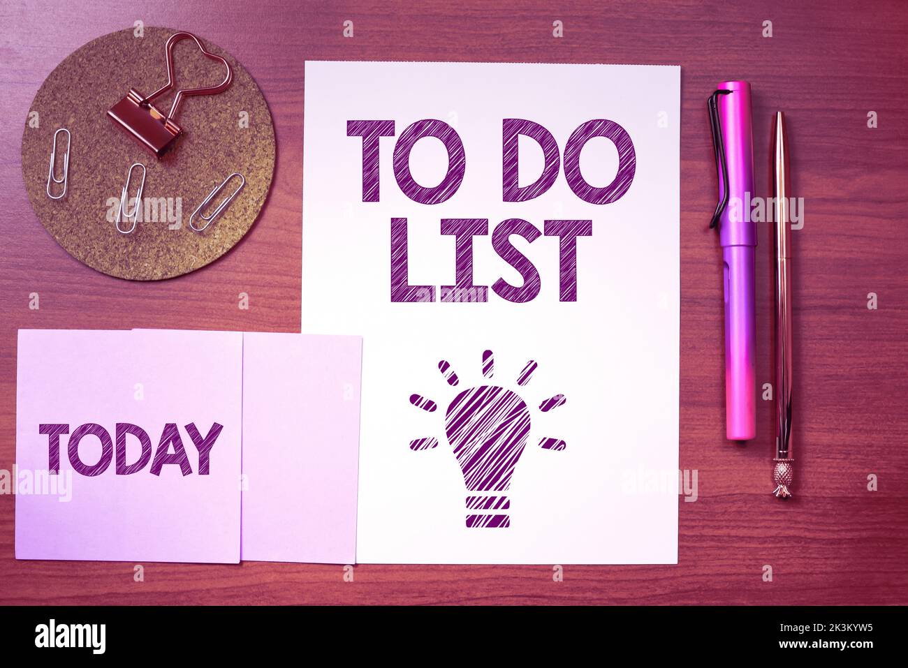 Conceptual display To Do List. Word Written on A structure that usualy ...