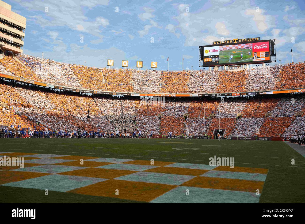 September 24, 2022: Neyland Stadium during the NCAA football game ...