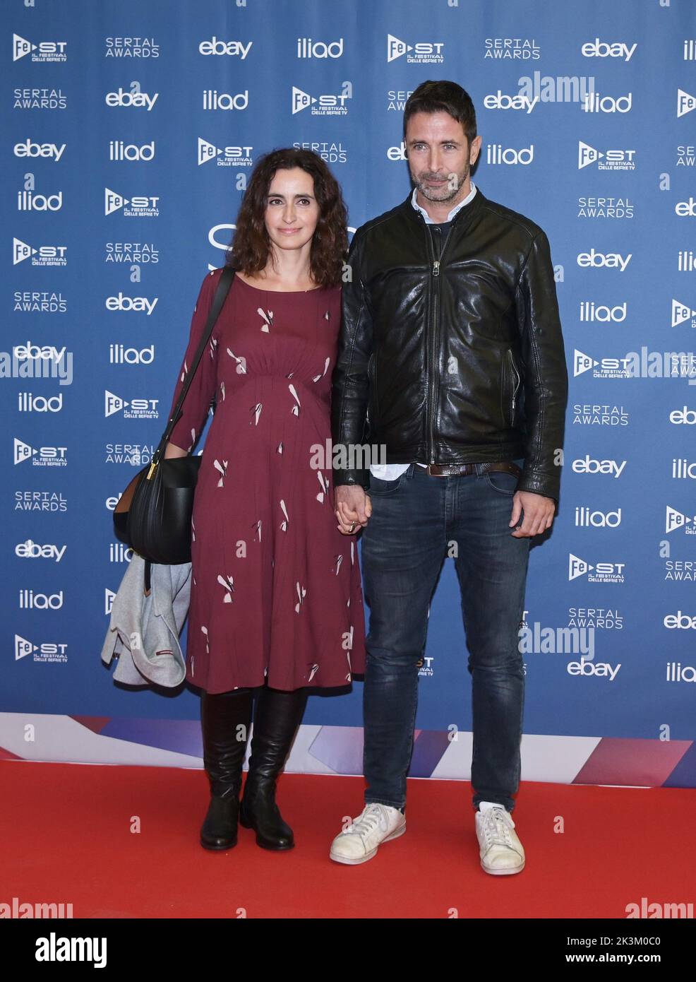 Milan, Italy 2022 Tv Series Festival photocall red carpet Triennale In ...