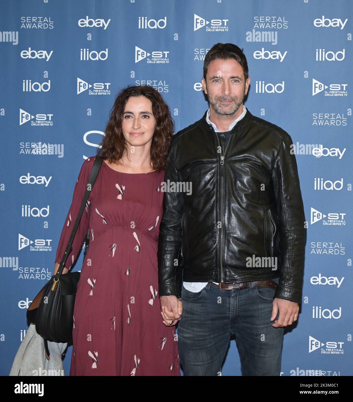 Milan, Italy 2022 Tv Series Festival photocall red carpet Triennale In ...