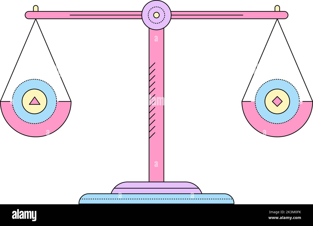 Scale icon weigh measuring vector on white Stock Vector Image & Art - Alamy