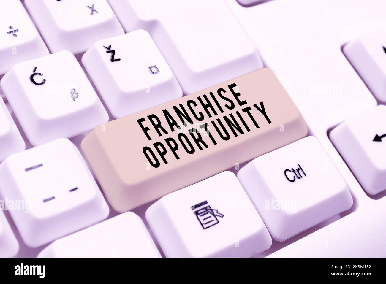 Sign displaying Franchise Opportunity. Conceptual photo Business ...
