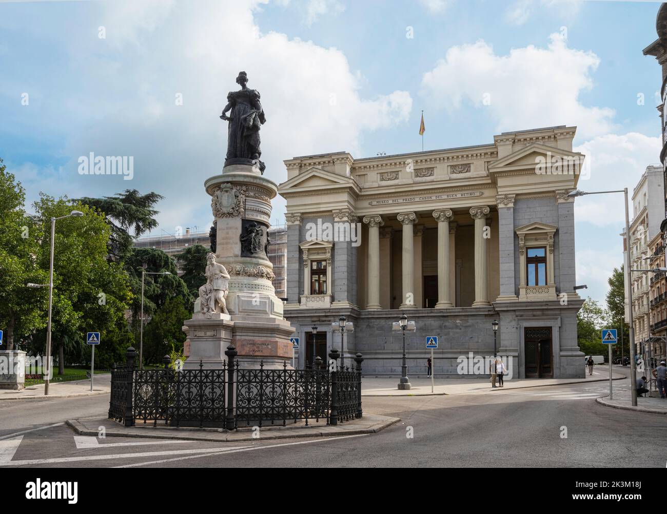 Madrid, Spain, September 2022. external view of the Cason del Buen ...