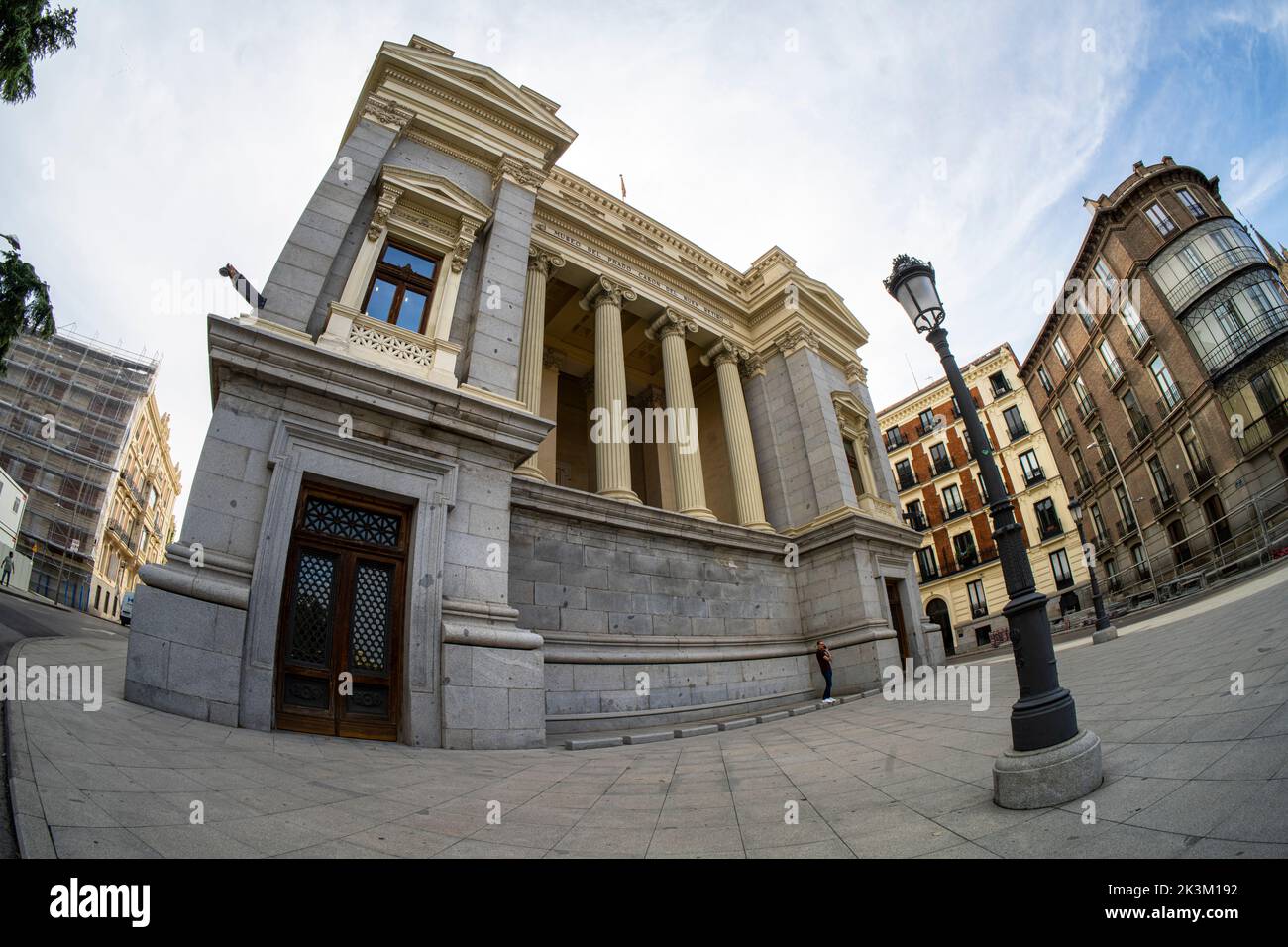 Madrid, Spain, September 2022. external view of the Cason del Buen ...