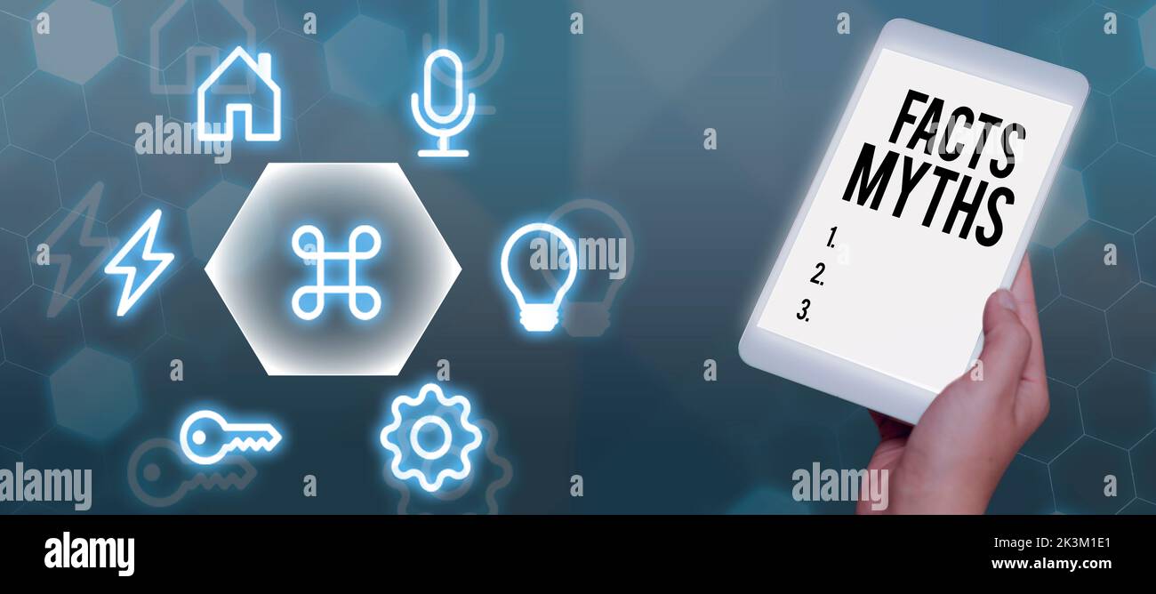 Conceptual caption Facts Myths. Concept meaning work based on ...