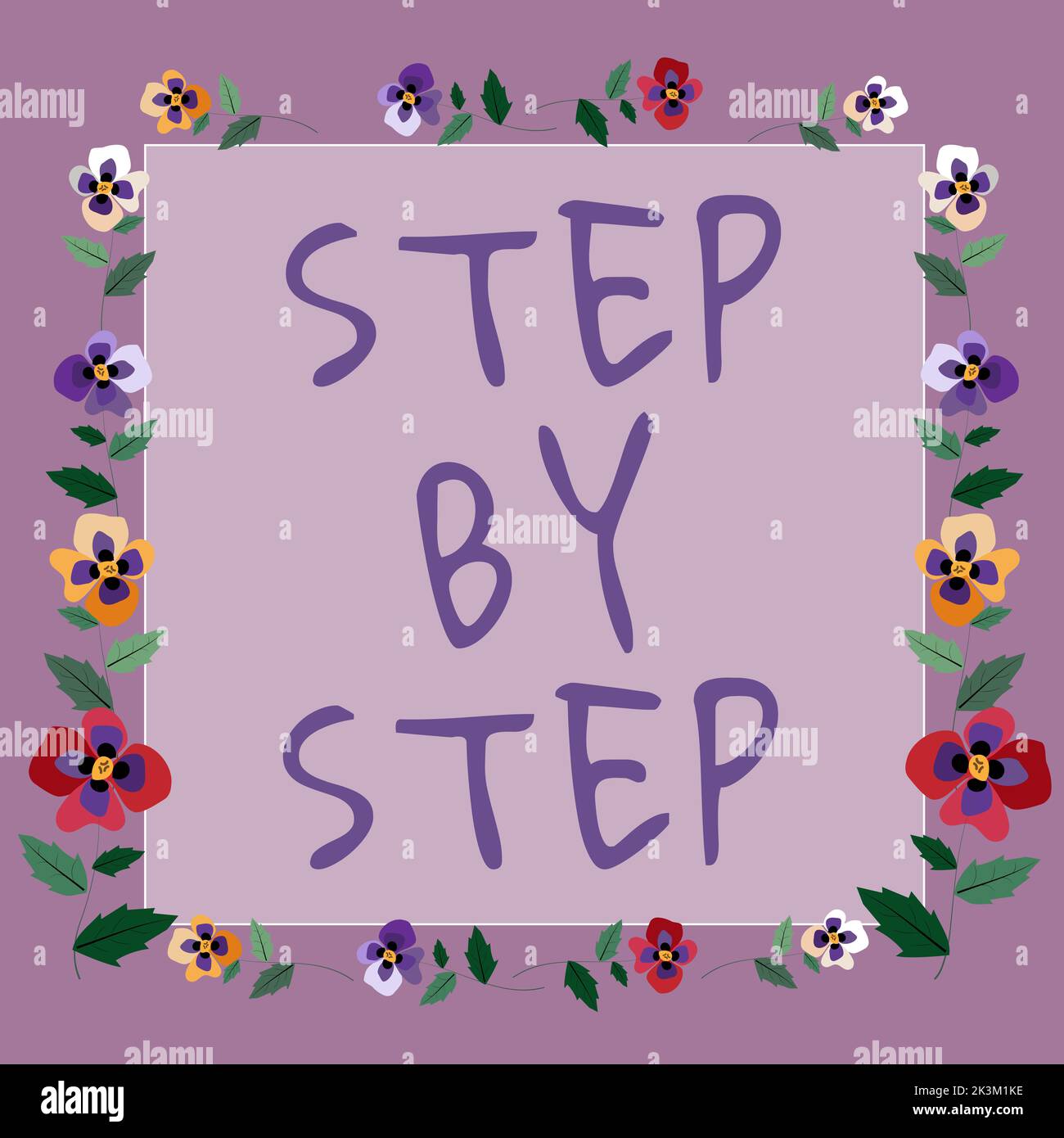 Conceptual caption Step By Step. Conceptual photo Slow progress Road to ...