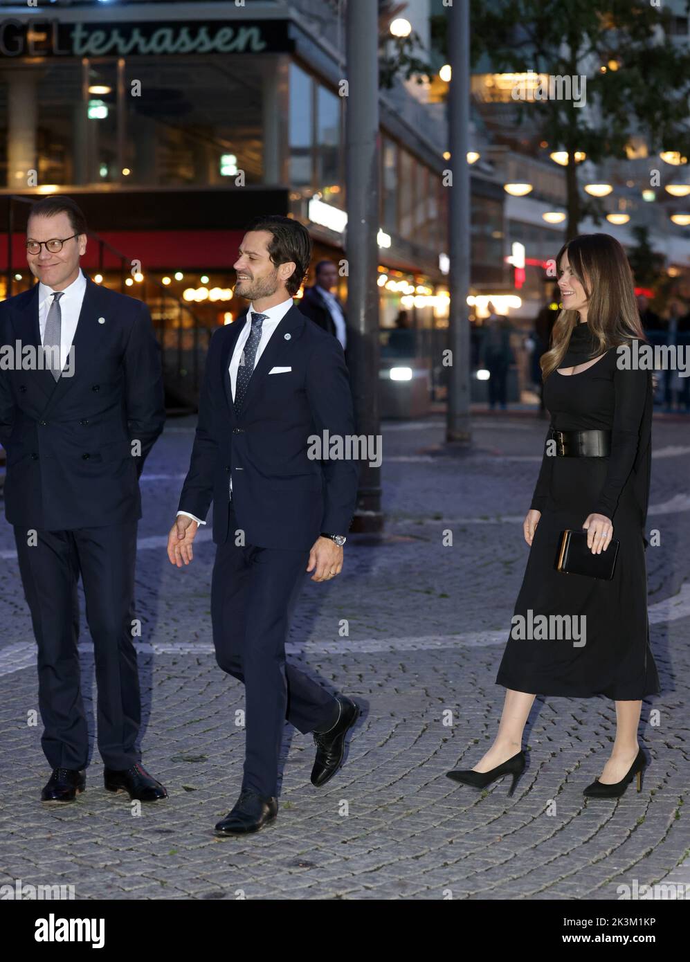 Prince Daniel, Prince Carl Philip and Princess Sofia arrive to a ...