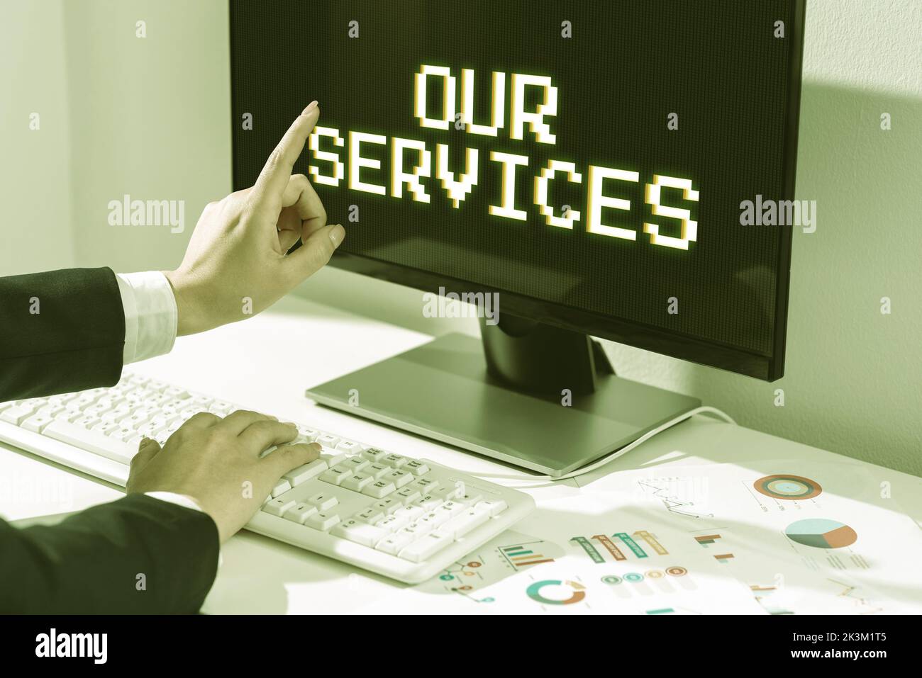 Inspiration showing sign Our Services. Conceptual photo The occupation ...