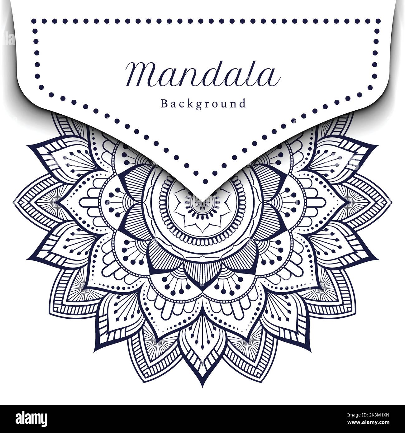 Floral and ornamental mandala background for print and decoration ...