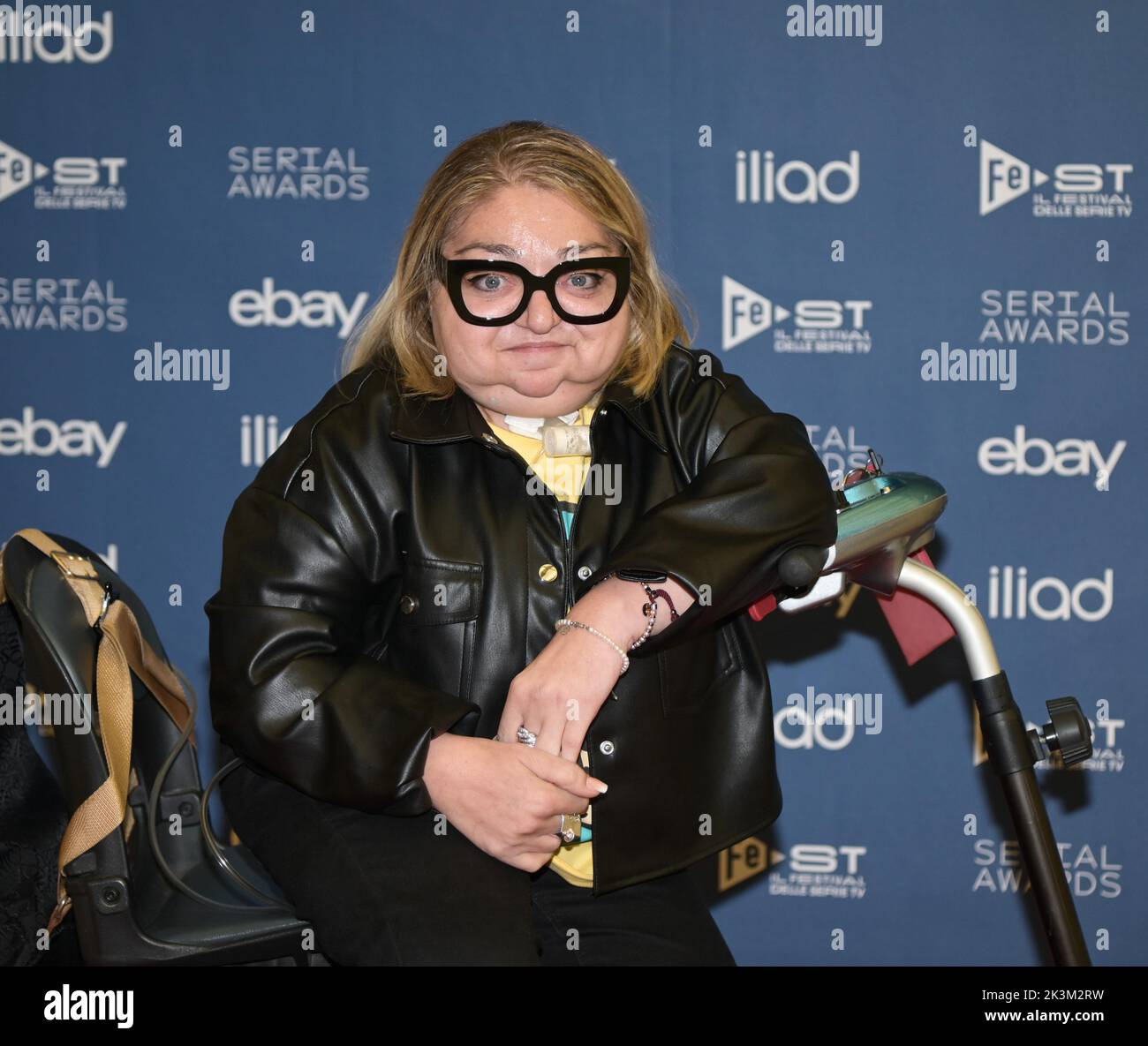 Milan, Italy 2022 Tv Series Festival photocall red carpet Triennale In ...