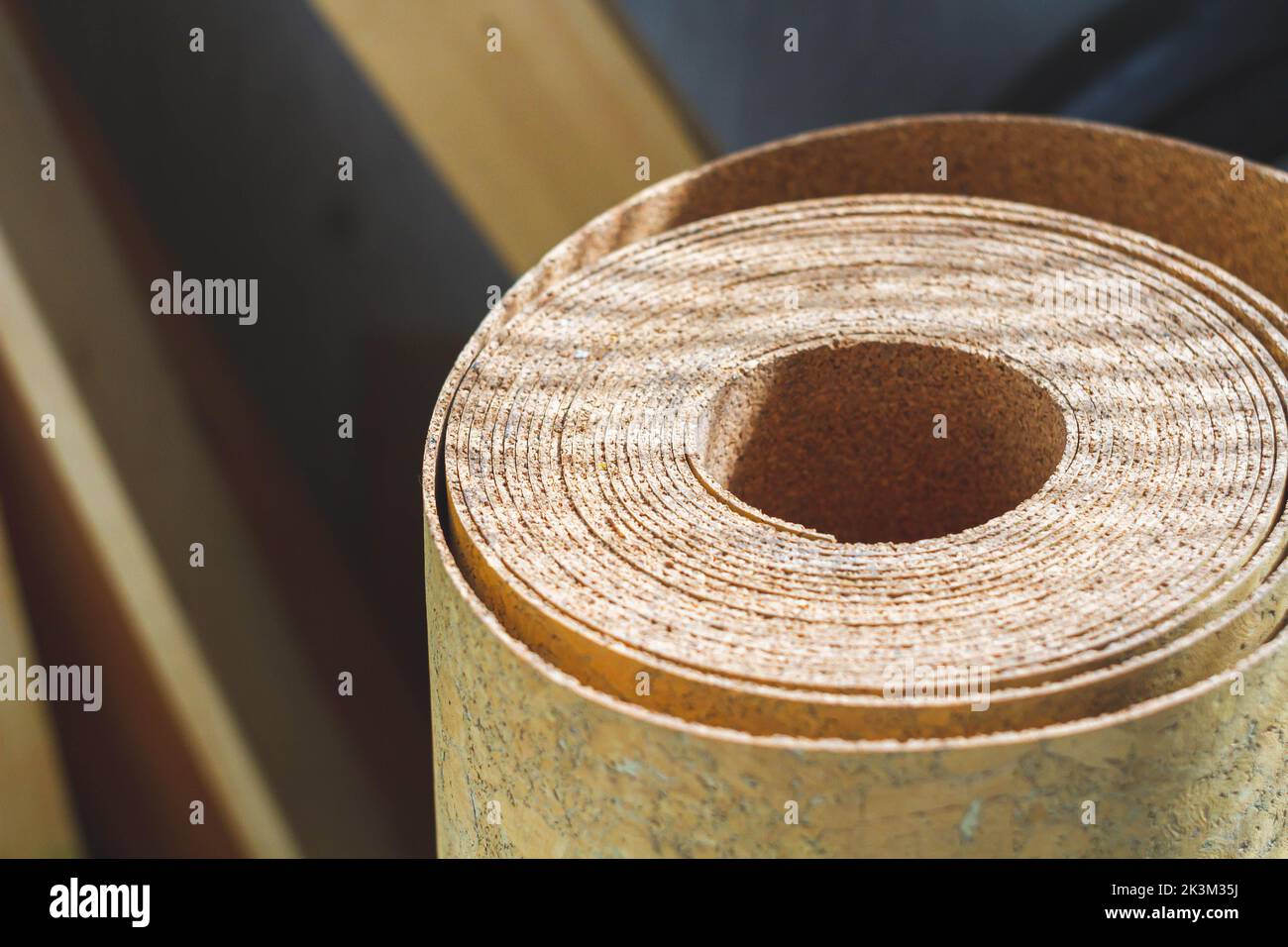 Cork substrate. Natural substrate for laying laminate flooring. Quality ...