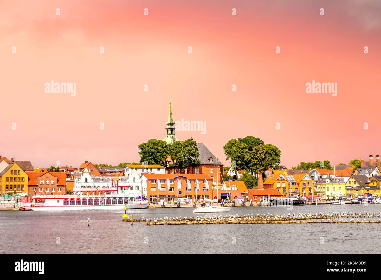 Historical city of Kappeln, Germany Stock Photo - Alamy