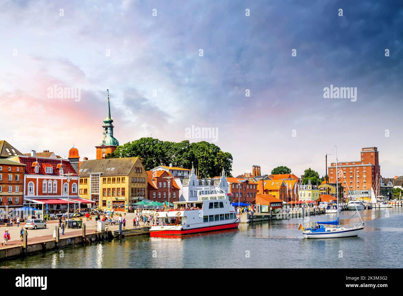 Historical city of Kappeln, Germany Stock Photo - Alamy