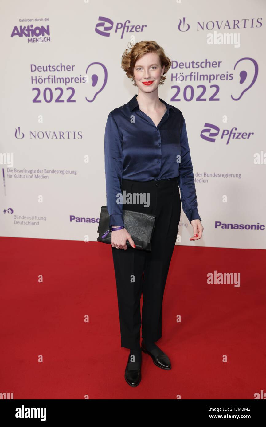 Berlin, Germany. 27th Sep, 2022. Actress Luise Wolfram arrives at the ...