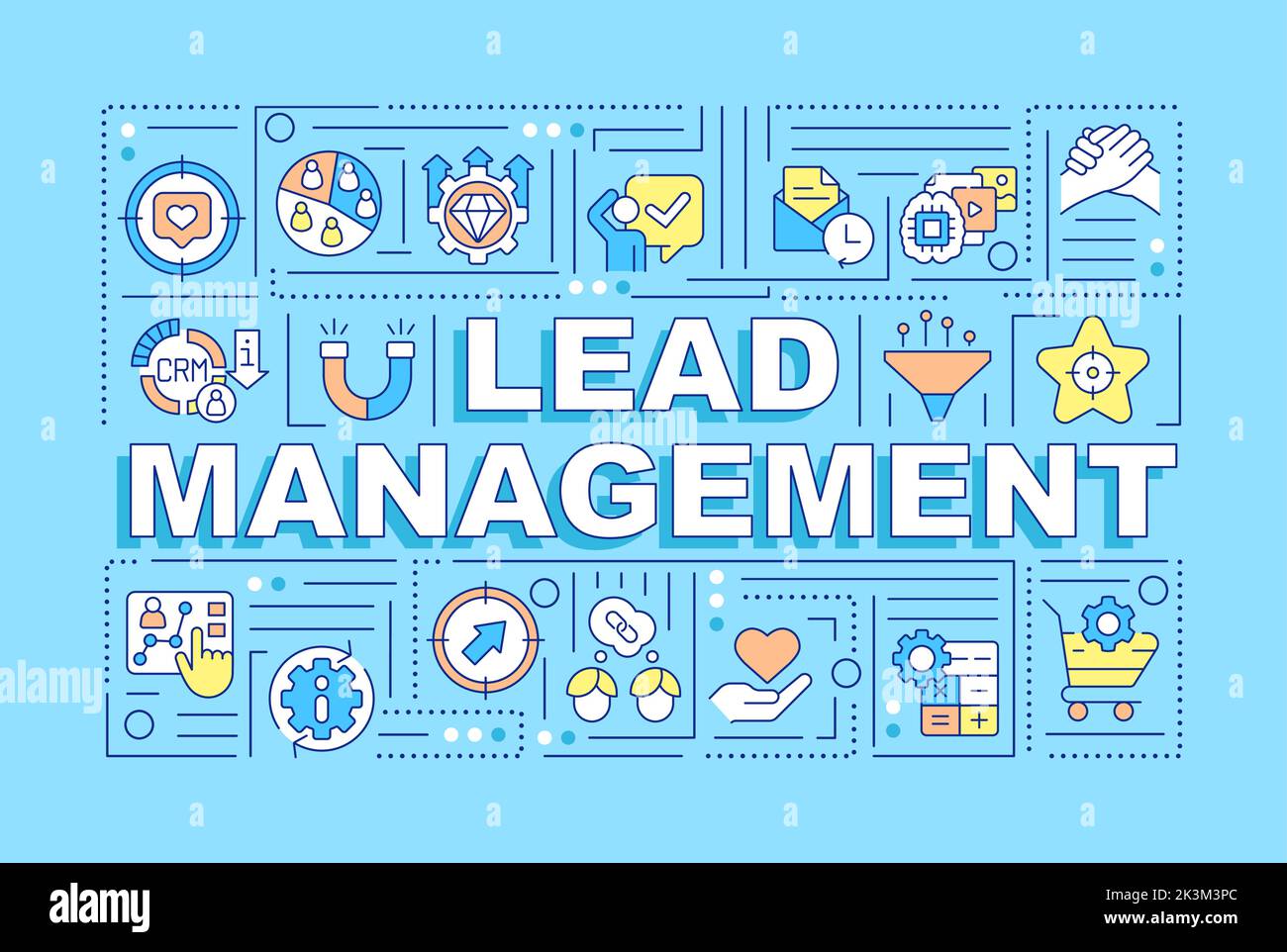Lead generation banner Stock Vector Images - Alamy