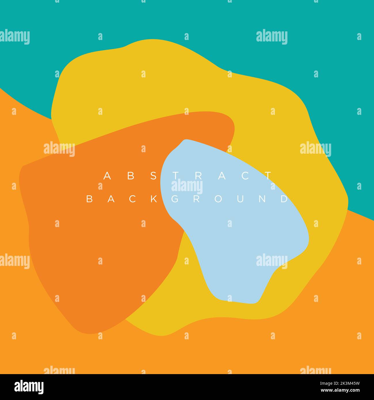 Abstract background with yellow,blue,orange color layers and editable ...